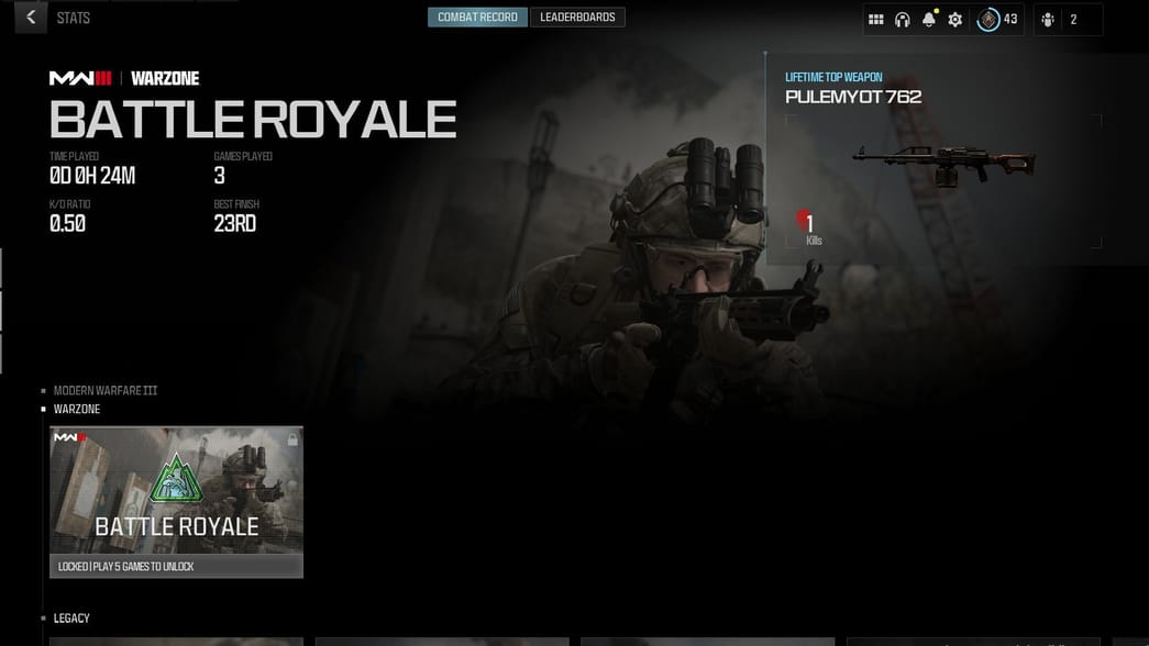 How to check KD and stats in Warzone?