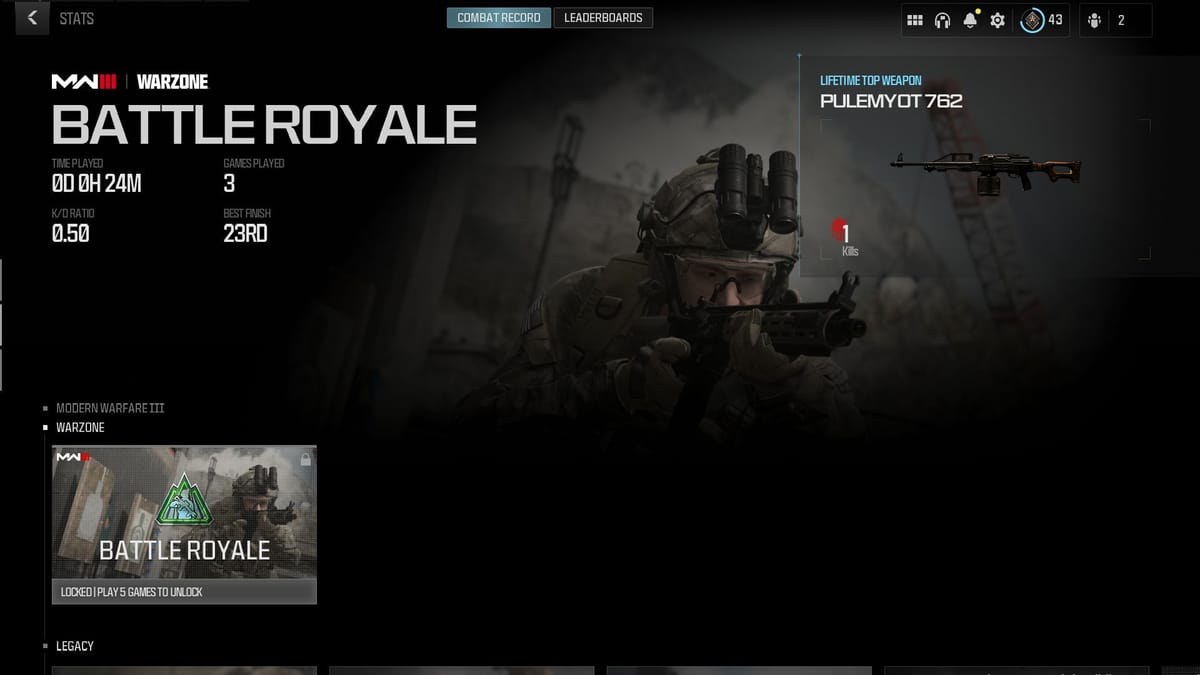 How to check KD and stats in Warzone?