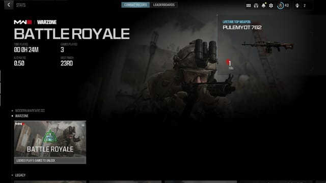 How to check KD and stats in Warzone?