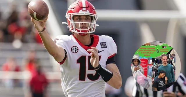 Georgia Bulldogs: PHOTO: Carson Beck gets in the Christmas spirit as ...