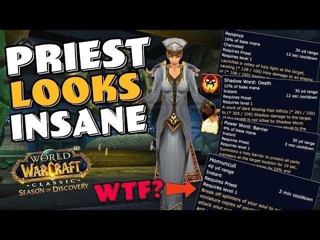 WoW Classic Season of Discovery: All known Priest Runes and where to ...