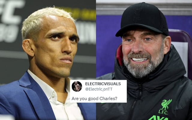"Are you good?” - Charles Oliveira tweeting Jurgen Klopp meme has fans ...