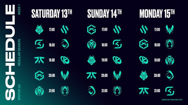 League of Legends LEC 2024 Winter Split: Starting date, match schedule ...