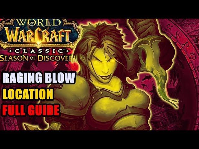 WoW Classic Season of Discovery: All Warrior Runes and where to find them