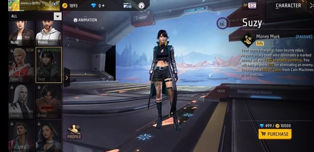 Character: Free Fire MAX में Suzy कैरेक्टर: ताकत, कीमत और खरीदने की ...