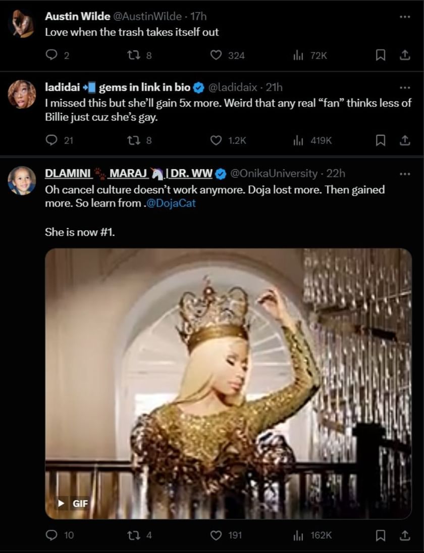 "Trash emptying itself": Fans react as Billie Eilish loses more than 100,000 followers after ...