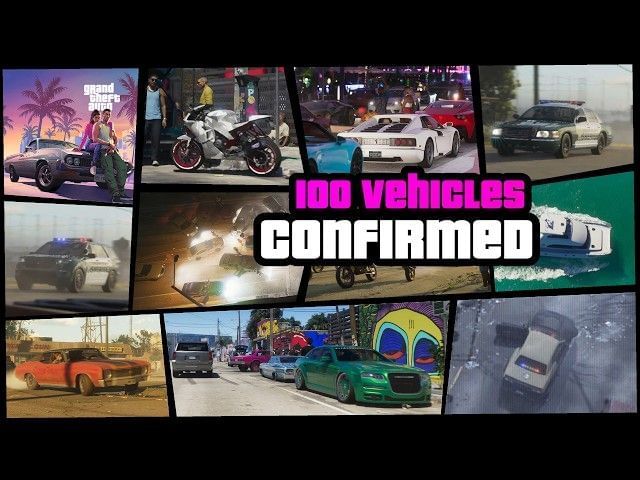 GTA 6 cars & vehicles' list seemingly confirmed by trailer and leaks