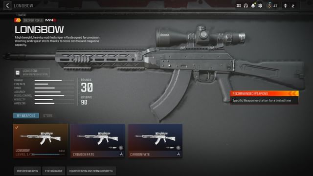 Best Longbow loadout in Warzone Season 2 Reloaded: Attachments, class ...