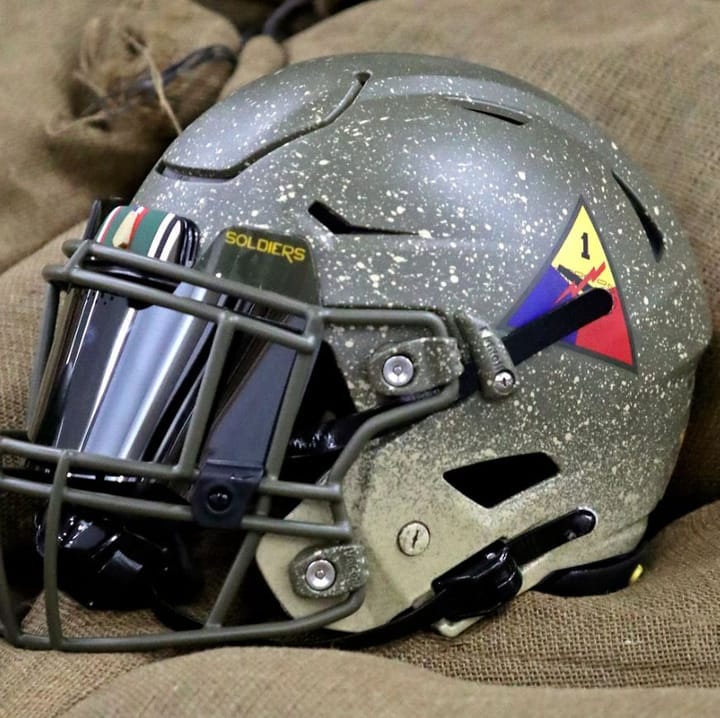 What is on the Army Football Helmet? Exploring the design and meaning ...
