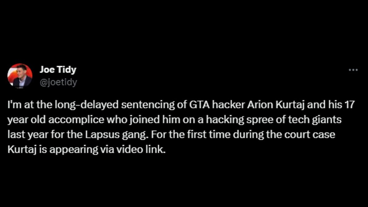 GTA 6 leak hacker is motivated to offending again: Report