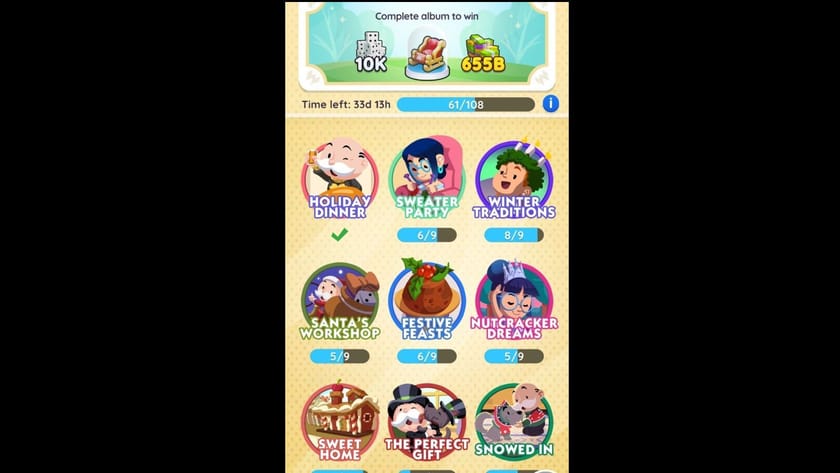 Monopoly Go new Heartfelt Holidays season: Albums, rewards, and more