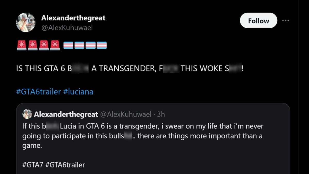 “F*** this woke s***”: Rumors of GTA 6 protagonist being transgender ...