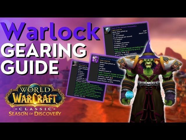 Warlock: WoW Classic Season of Discovery: What is the best BiS gear pre-raid for Warlocks?