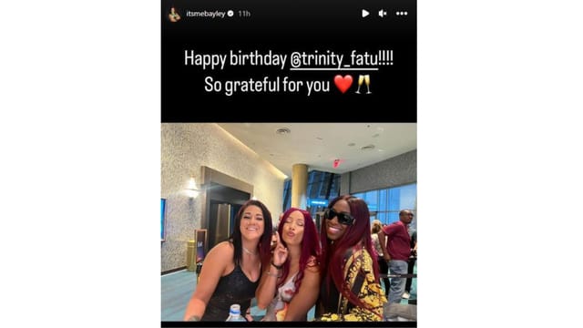 Bayley breaks character to wish former WWE Champion