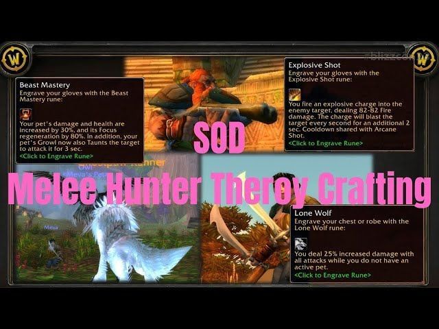 WoW Classic Season of Discovery: Best Melee Hunter build