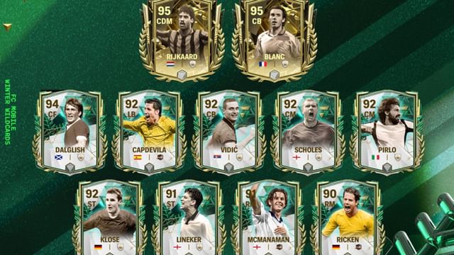 Complete list of FC Mobile Winter Wildcards Heroes and Icons