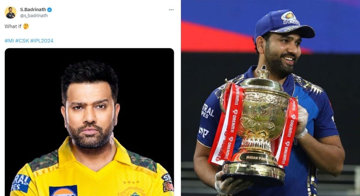 "This should happen" - Fans react as Subramaniam Badrinath shares Rohit ...