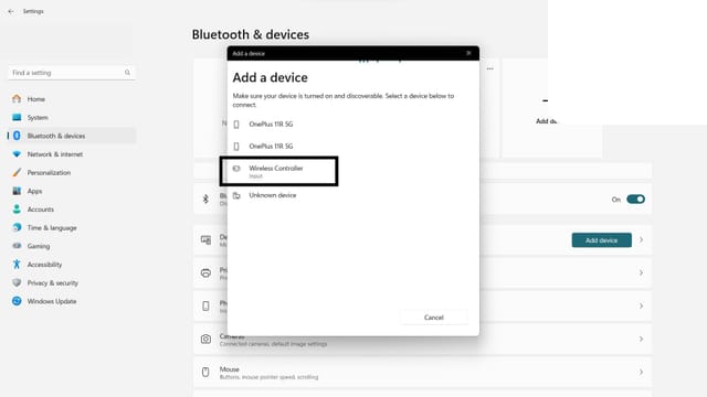 How to pair DualSense PS5 controller to PC