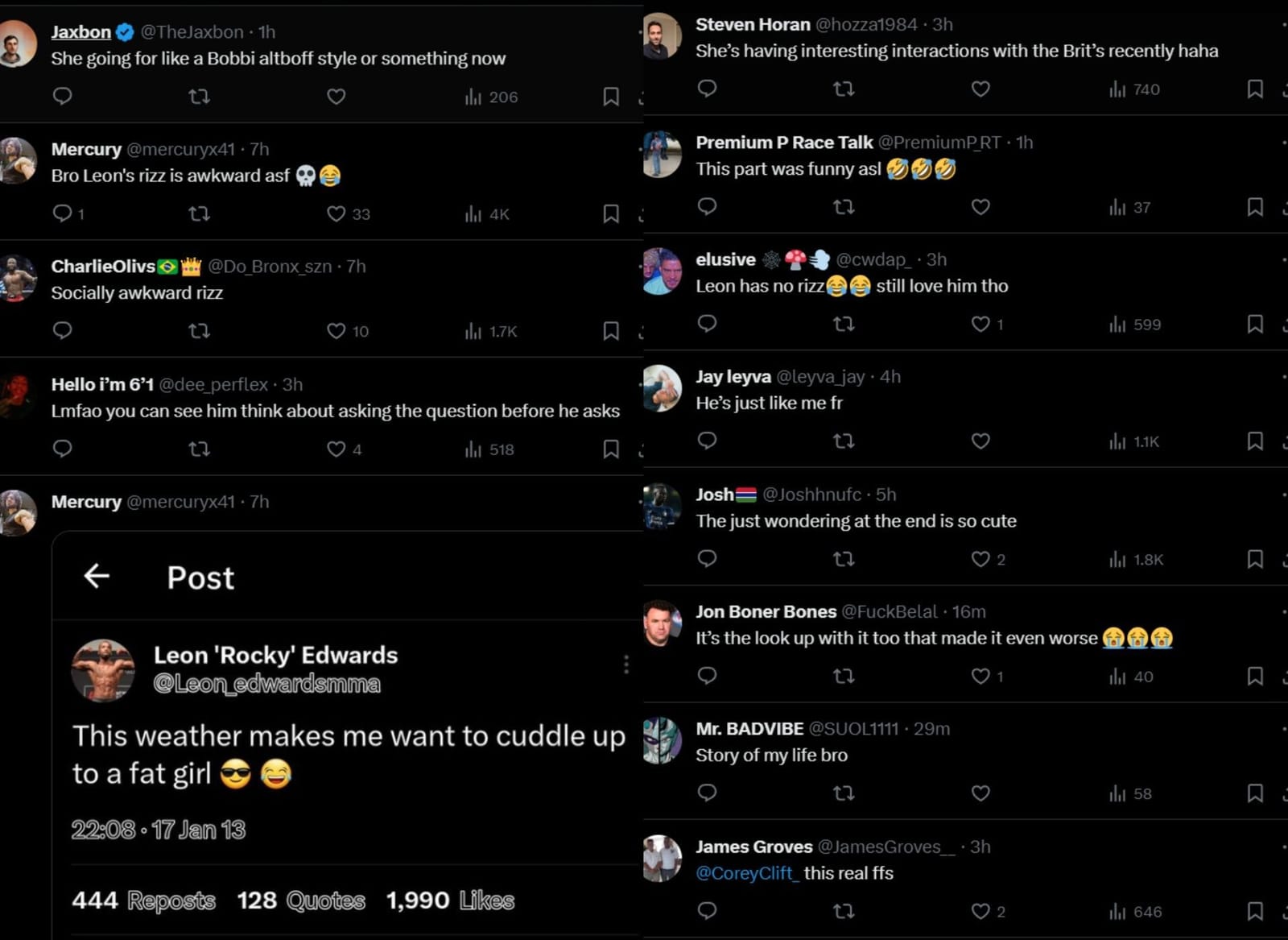 Nina-Marie Daniele: “Socially awkward rizz” - Leon Edwards’ candid ...