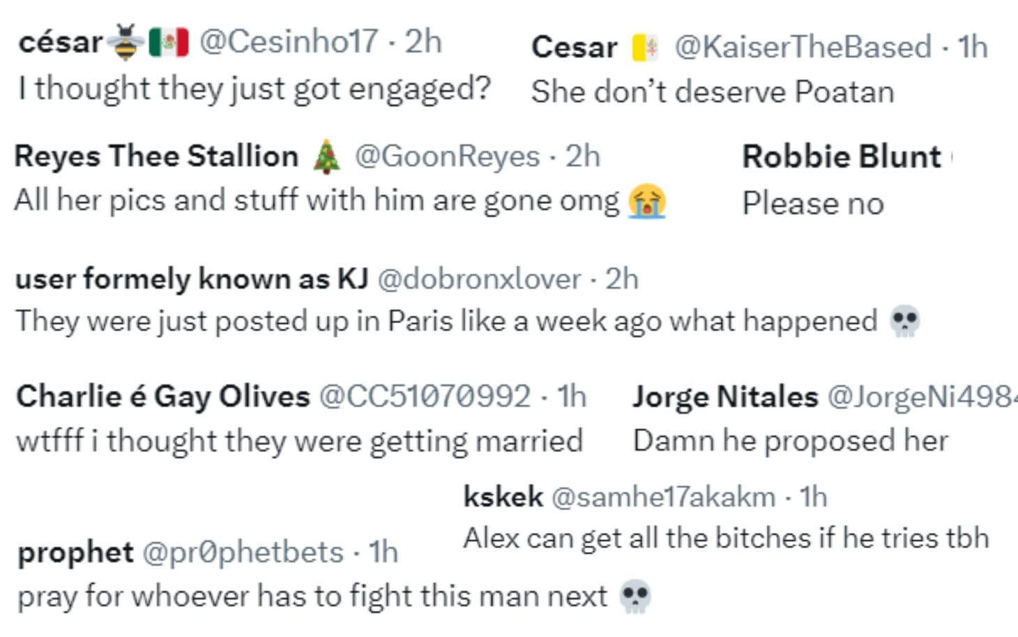 "I thought they were getting married" - Fans show concern as Alex ...