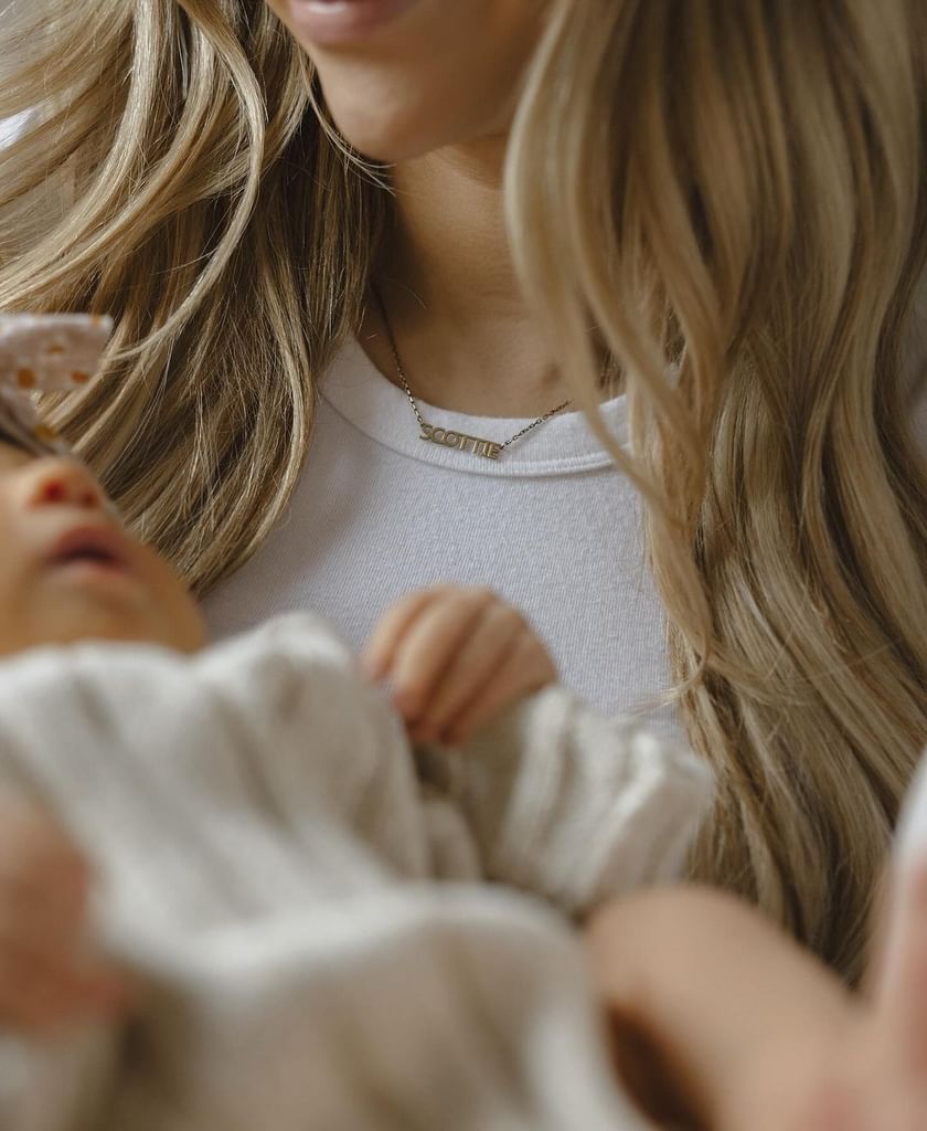 IN PHOTOS: Allison Kuch and Isaac Rochell welcome baby 'Scottie Bee ...