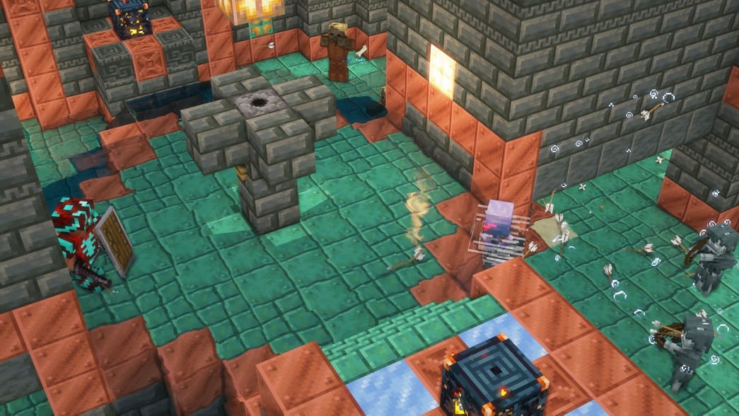 Which mobs spawn in Minecraft trial chambers?