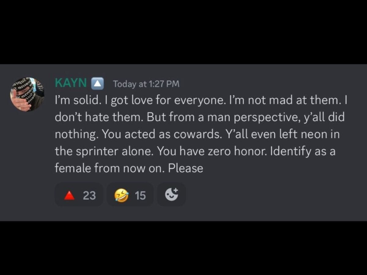 "Save the p*ssy excuses" - N3on's manager Kayn seemingly fires streamer ...