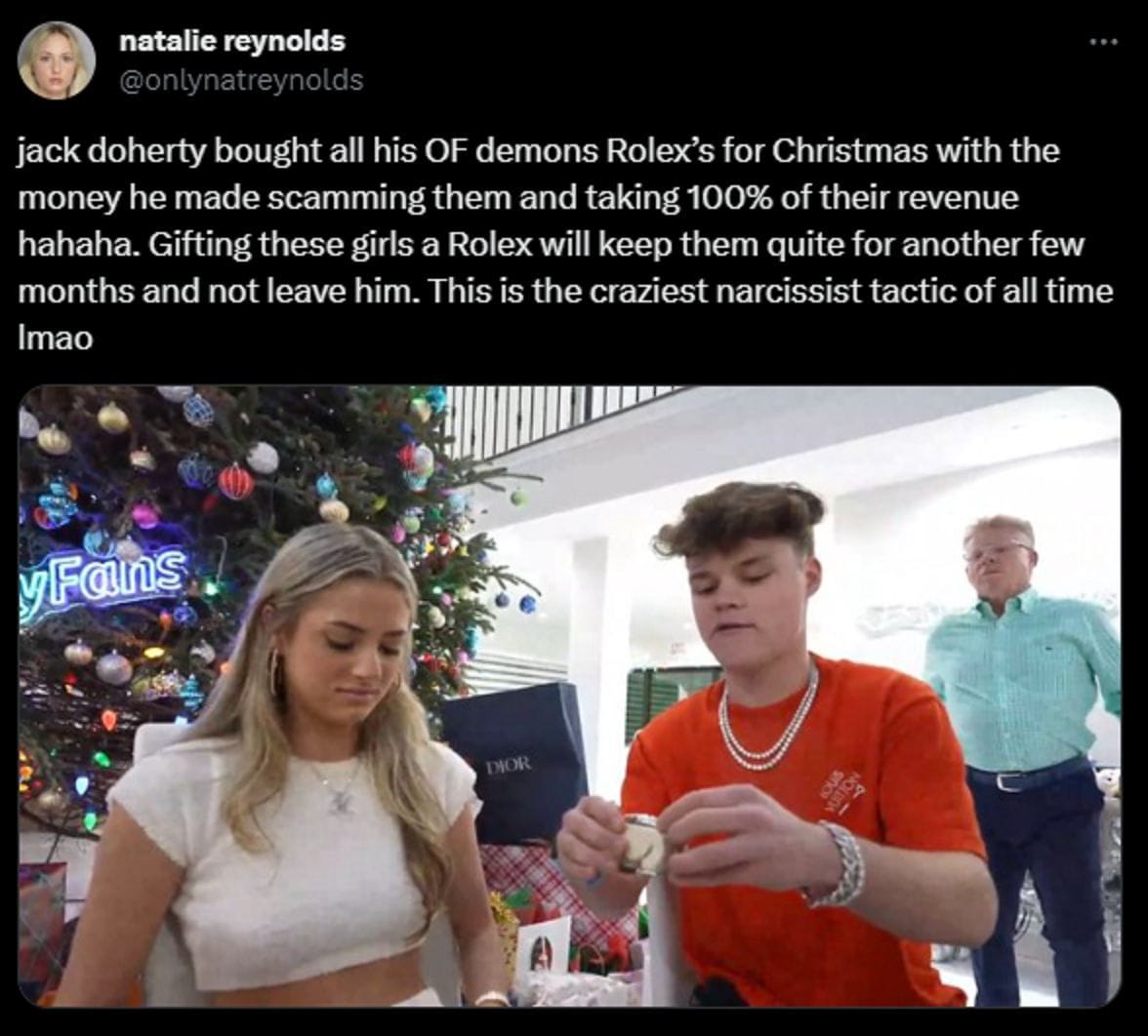 "Craziest narcissist tactic" - Kick Streamer accuses Jack Doherty of ...