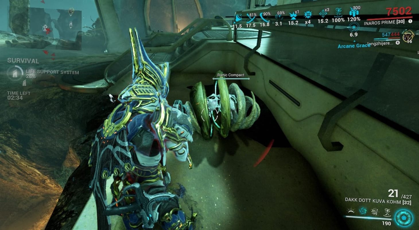 Warframe Rune Marrow farming guide: Drop locations, strategies, and more