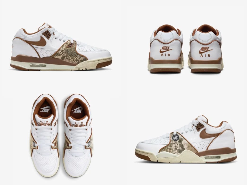 stussy: Nike Air Flight 89 Low x Stussy “Pecan” shoes: Where to get ...
