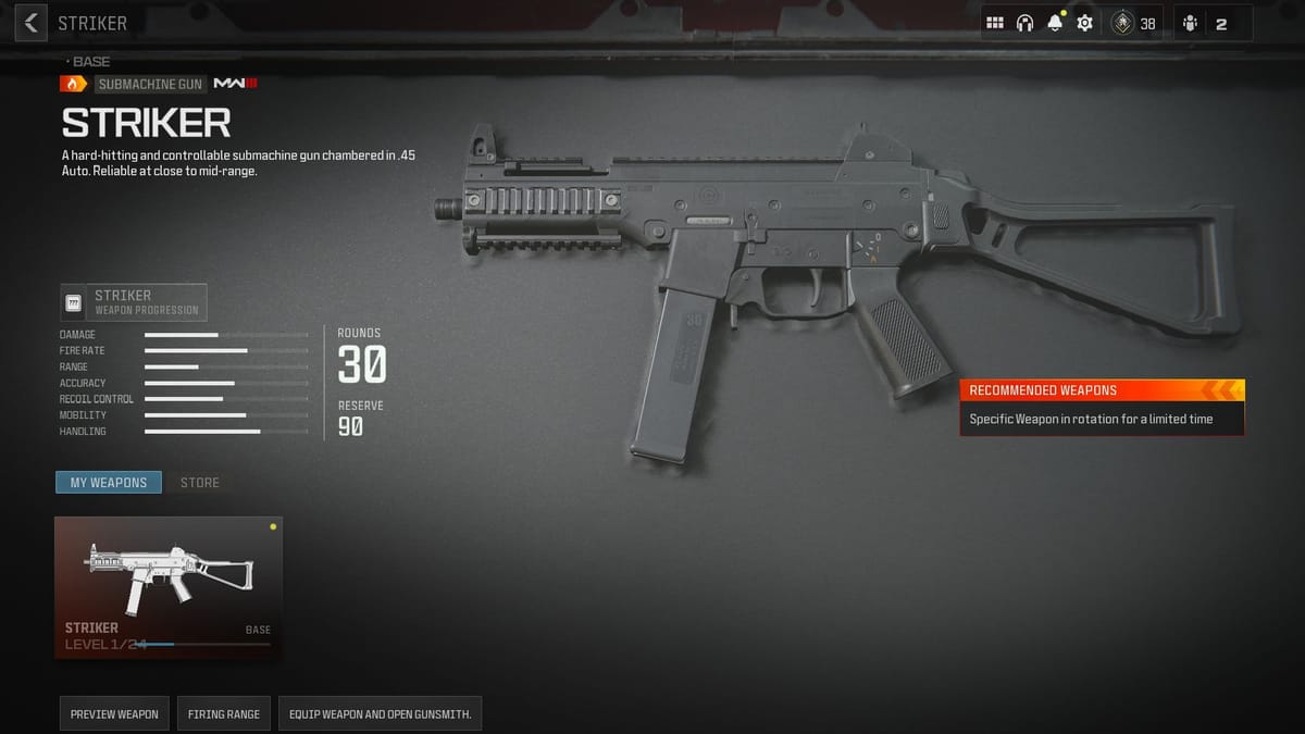 Best Striker loadout in Warzone Season 5: Attachments, class setup, how ...