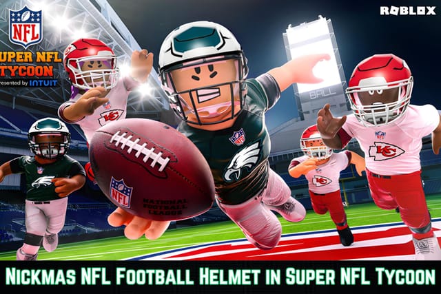 How to get the Nickmas NFL Football Helmet in Roblox Super NFL Tycoon