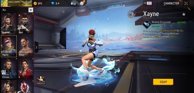 Character: Free Fire MAX में Xayne कैरेक्टर: ताकत, कीमत और खरीदने की ...
