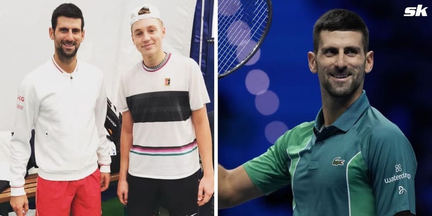 "The biggest Novak Djokovic fan I have ever seen, it's all he talks about" - Hamad Medjedovic on ...