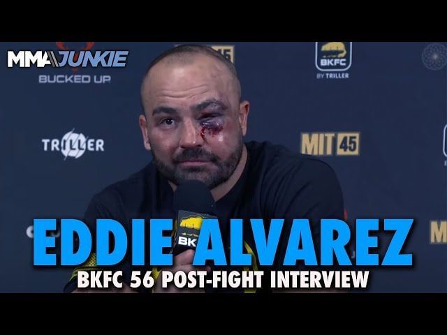 BKFC: Eddie Alvarez gets emotional about wife Jamie's infamous crowd ...