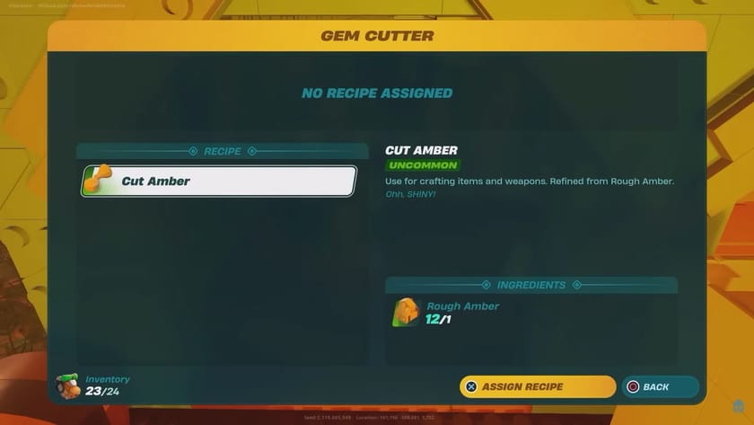 How to find Rough Amber and craft Cut Amber in LEGO Fortnite: Easy ...