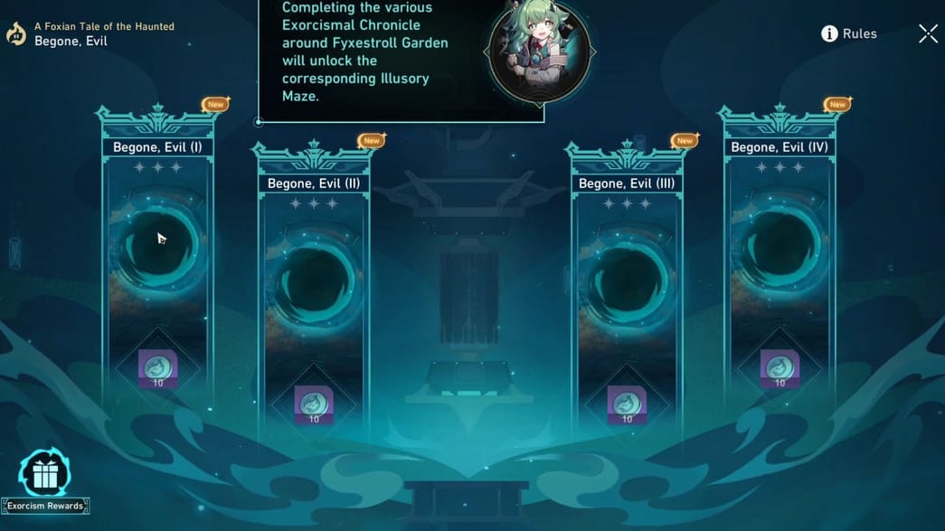 How to complete Exorcismal Chronicles in Honkai Star Rail