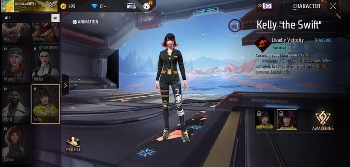 Character: Free Fire MAX में Kelly "the Swift" कैरेक्टर: ताकत, कीमत और ...