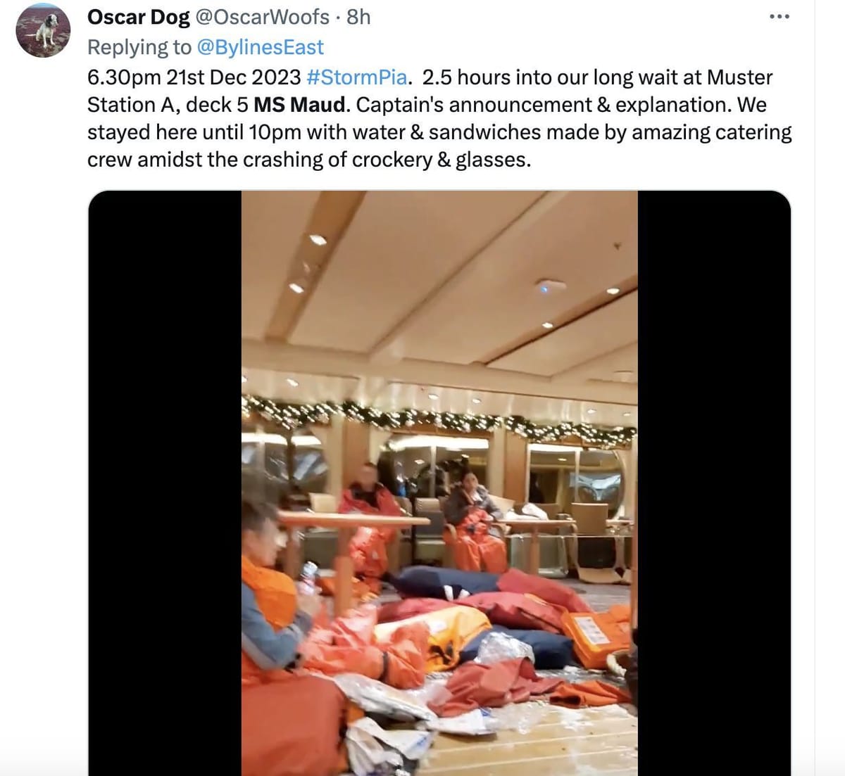 What happened to the MS Maud? Norwegian Cruise ship gets hit by Rogue ...