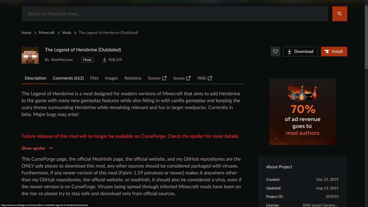 How to add Herobrine in Minecraft