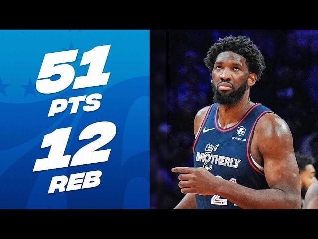 "The lights were too bright": Joel Embiid with the cheeky response ...