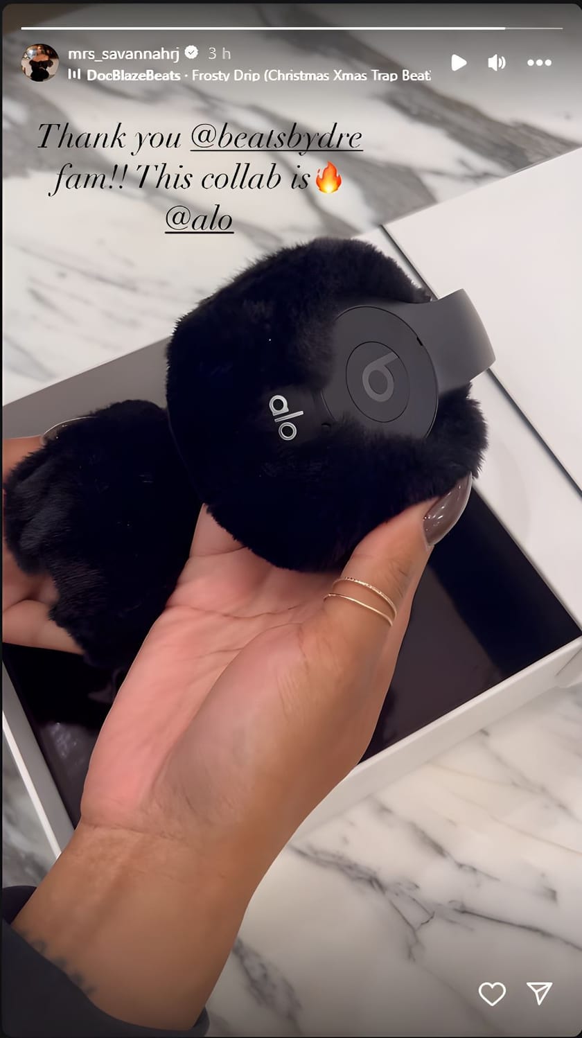 Savannah James unveils Alo x Beats by Dre fit for royalty