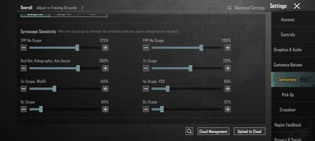 BGMI best 4-finger claw control layout and sensitivity settings ...