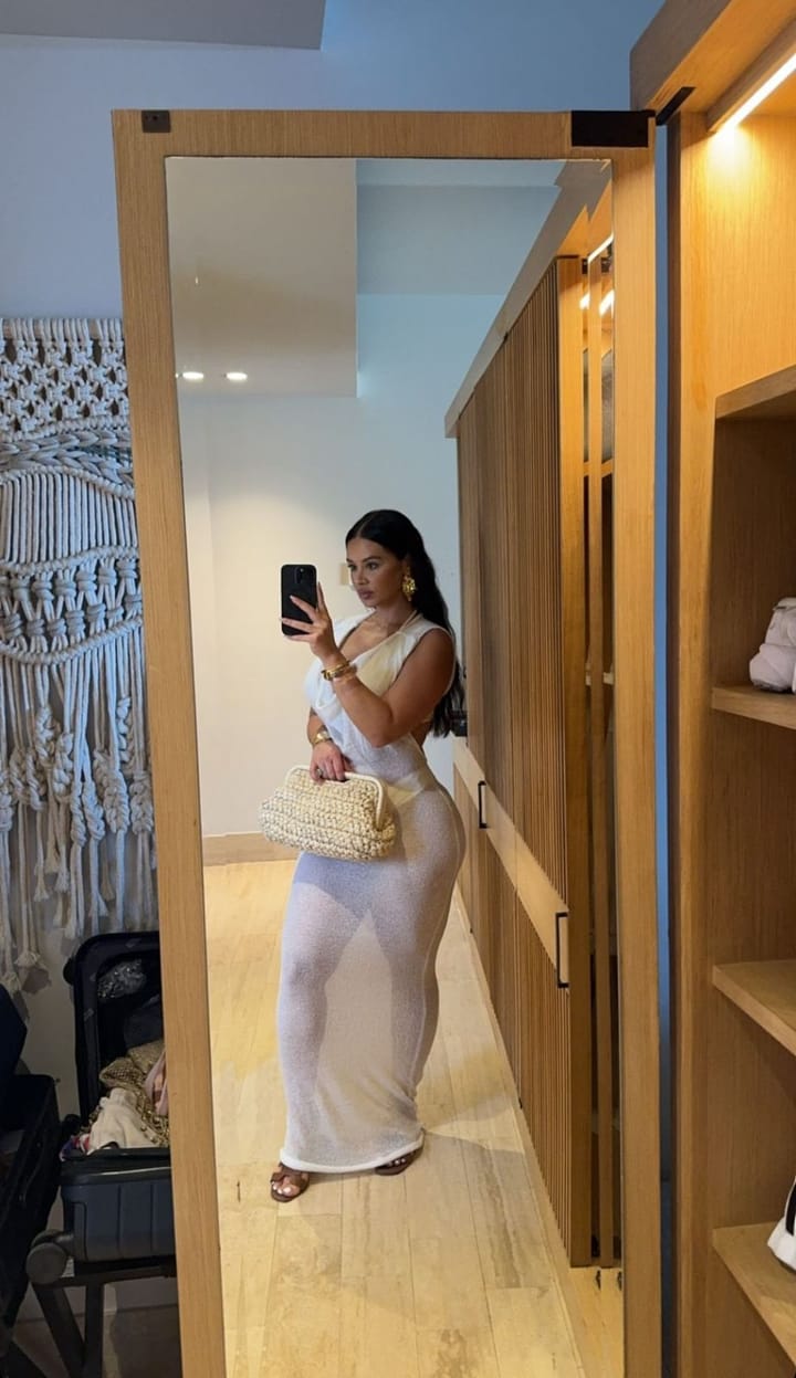 Paul George’s wife Daniela Rajic flaunts $395 Moda Operandi clutch bag ...