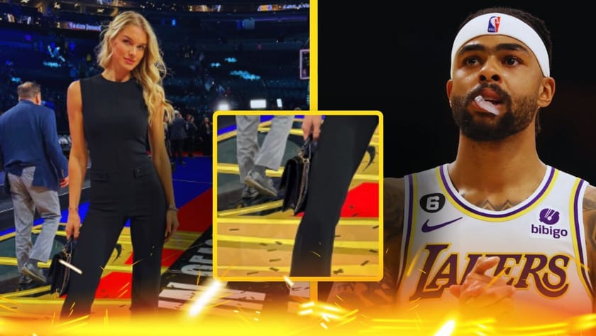 D'Angelo Russell’s girlfriend Laura Ivaniukas rocks Versace outfit and ...
