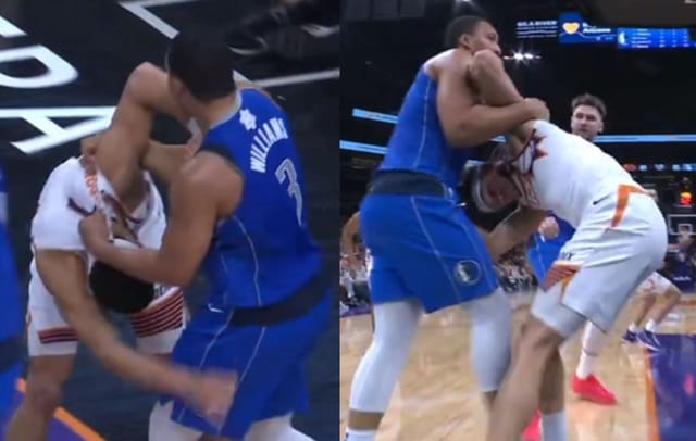 "Getting bitc**d by Grant Williams is insane": NBA fans mock Devin ...