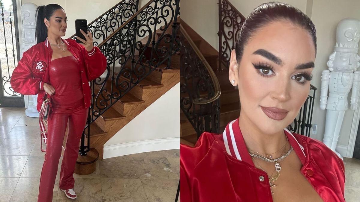 IN PHOTOS: George Kittle's wife Claire steps up gameday fashion with ...