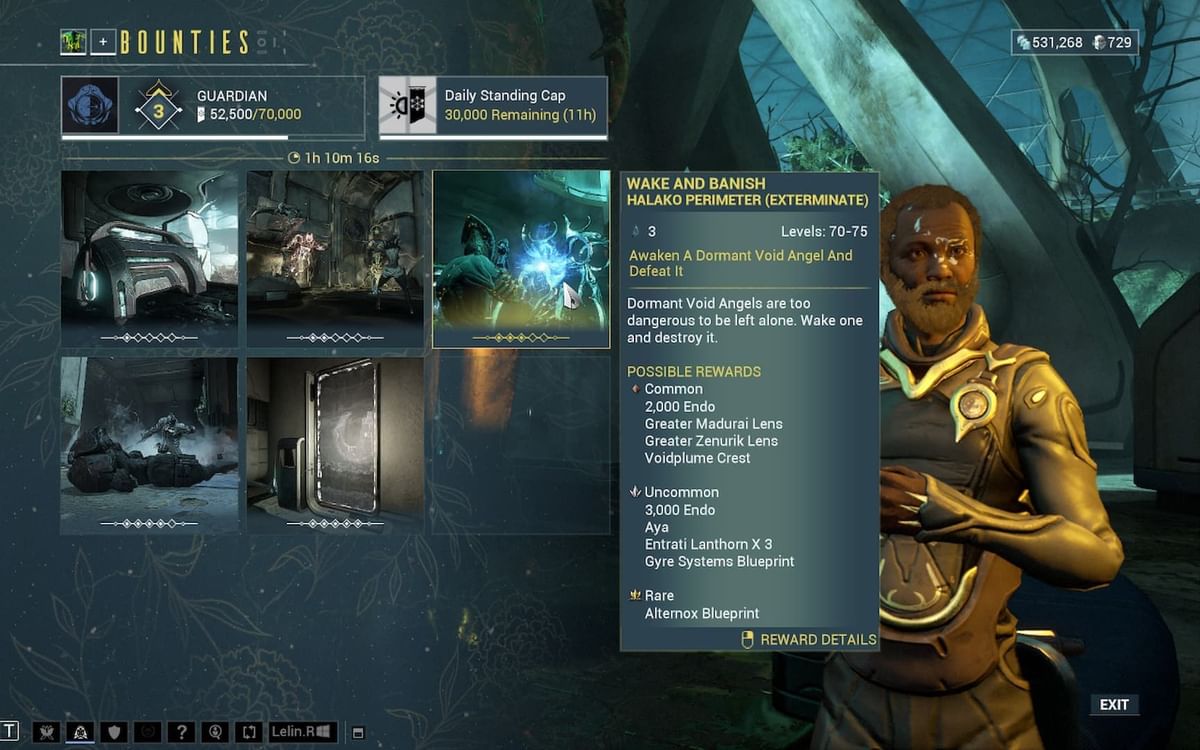 Warframe Void Angels explained: How to find, Voidplume Pinions, best Amp config, and more