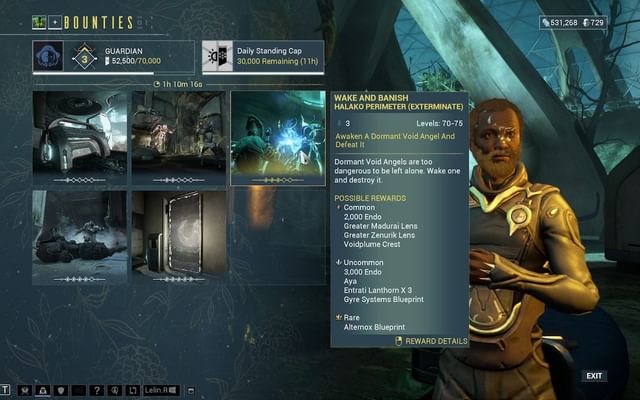 Warframe Void Angels explained: How to find, Voidplume Pinions, best Amp config, and more