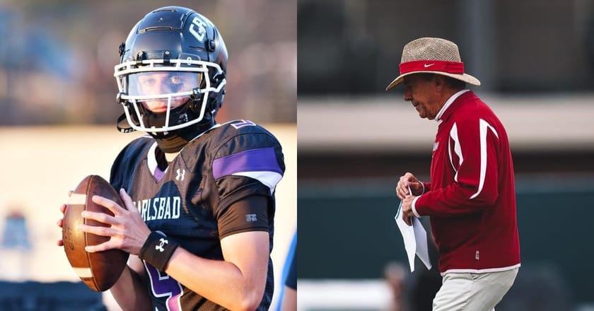 WATCH: 5-star recruit QB Julian Sayin seen throwing the ball at ...